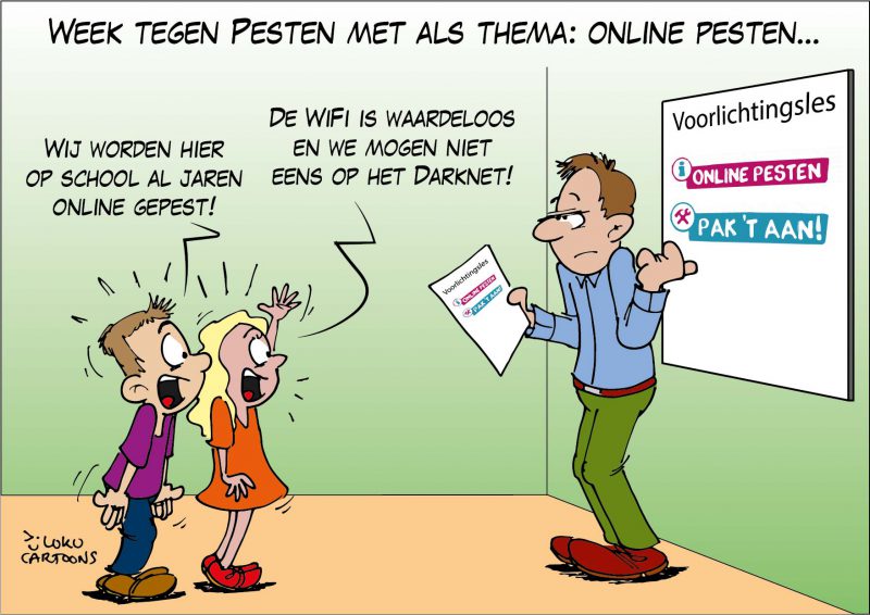 170917 - Online pesten - Loko Cartoons