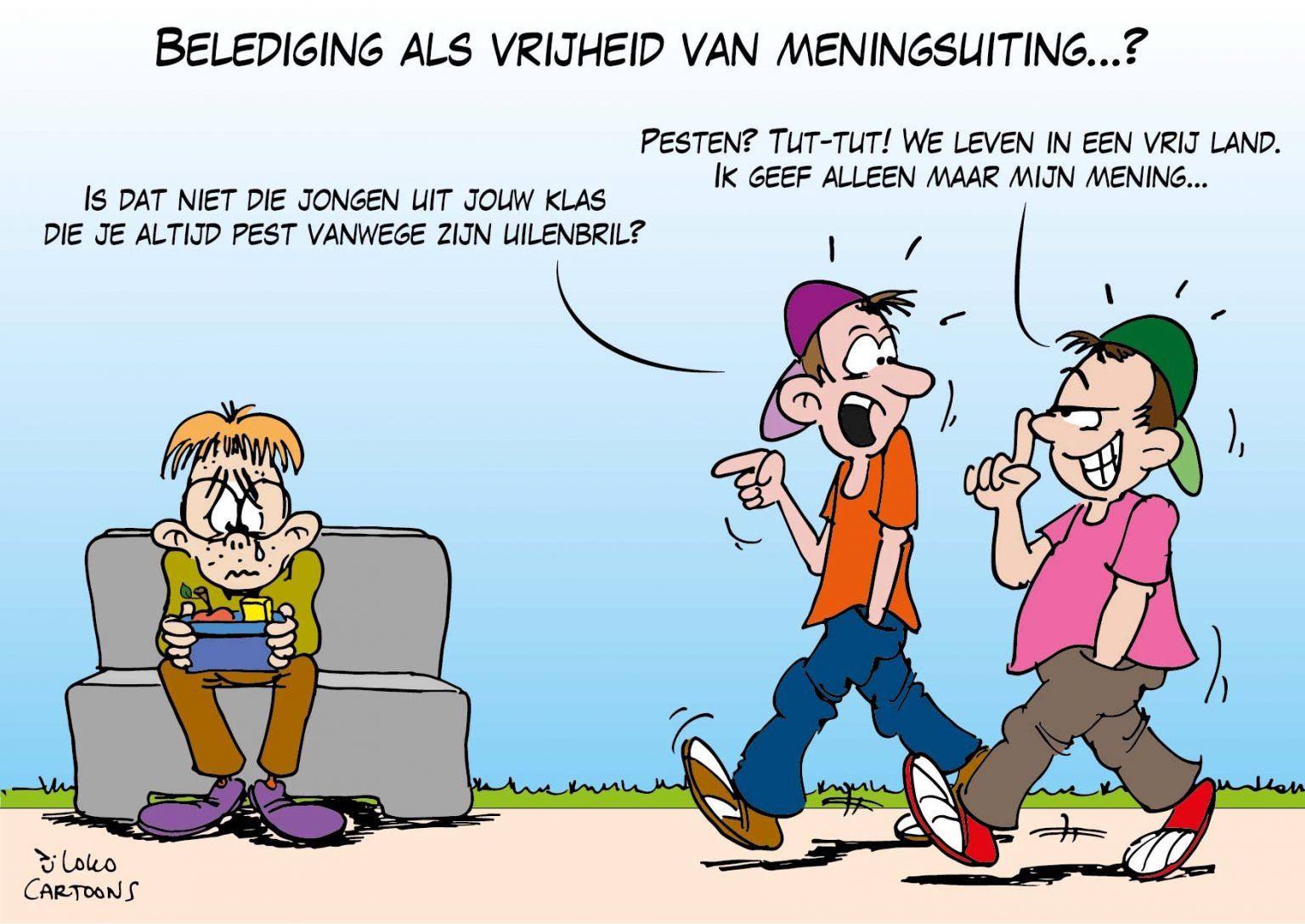 Belediging als vrijheid van meningsuiting...? - Loko Cartoons
