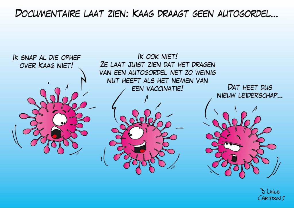 Documentaire laat zien: Kaag draagt geen autogordel... - Loko Cartoons