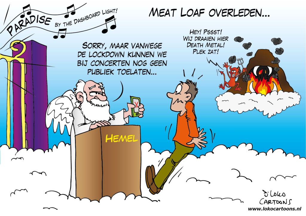 Meat Loaf overleden... - Loko Cartoons
