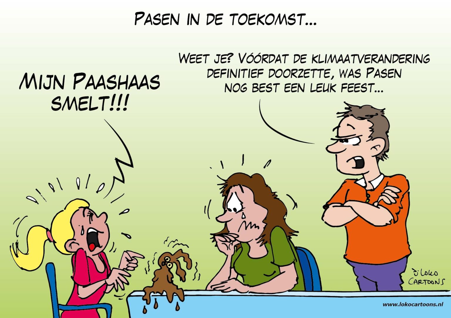 Pasen in de toekomst... - Loko Cartoons