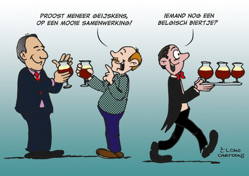 Feestelijke opening NAQI Skin Care Education Centre - Loko Cartoons