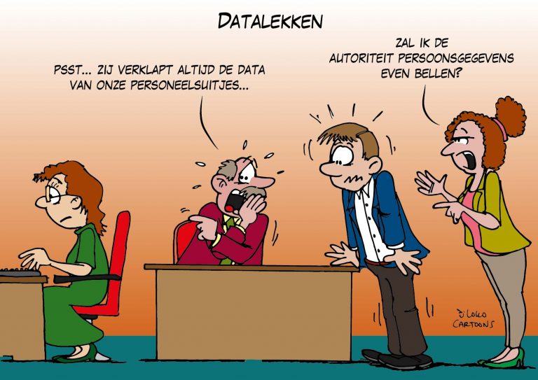 Datalekken-01 - Loko Cartoons