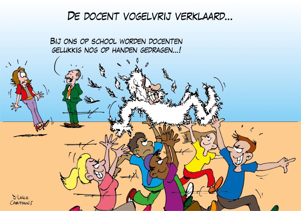Cartoons over onderwijs in magazine - Loko Cartoons