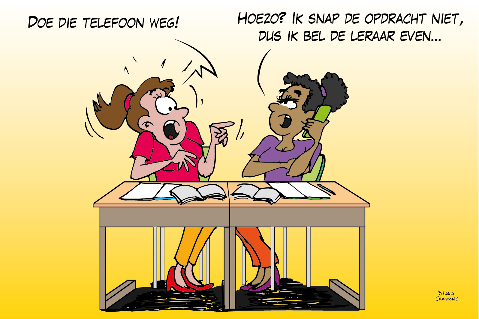 Gouden Schoolregels VMBO MBO school Loko Cartoons Gouden Schoolregels VMBO MBO school Loko Cartoons