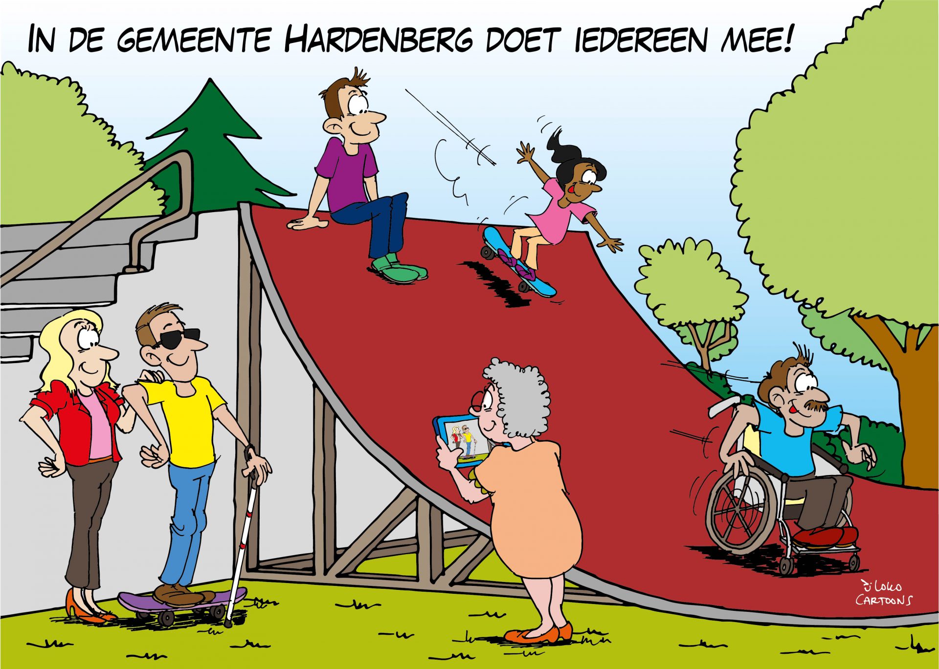 Cartoons Gemeente Hardenberg - Loko Cartoons