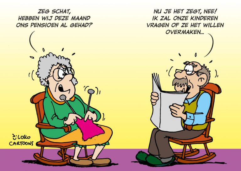 Pensioen2 - Loko Cartoons
