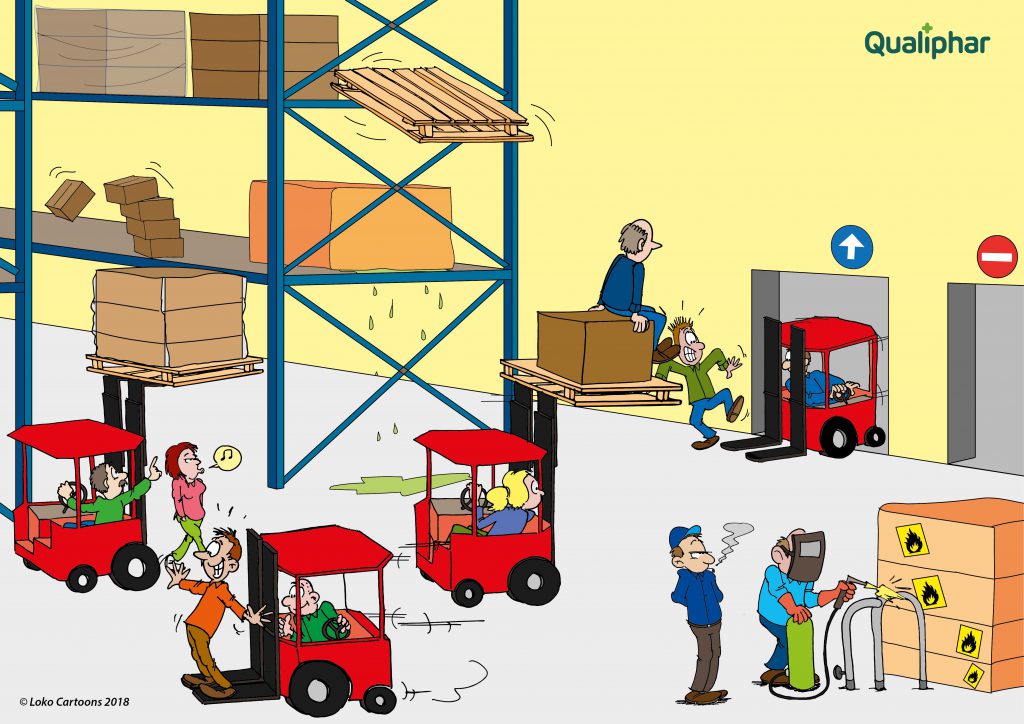 ARBO en veiligheid Qualiphar - Loko Cartoons