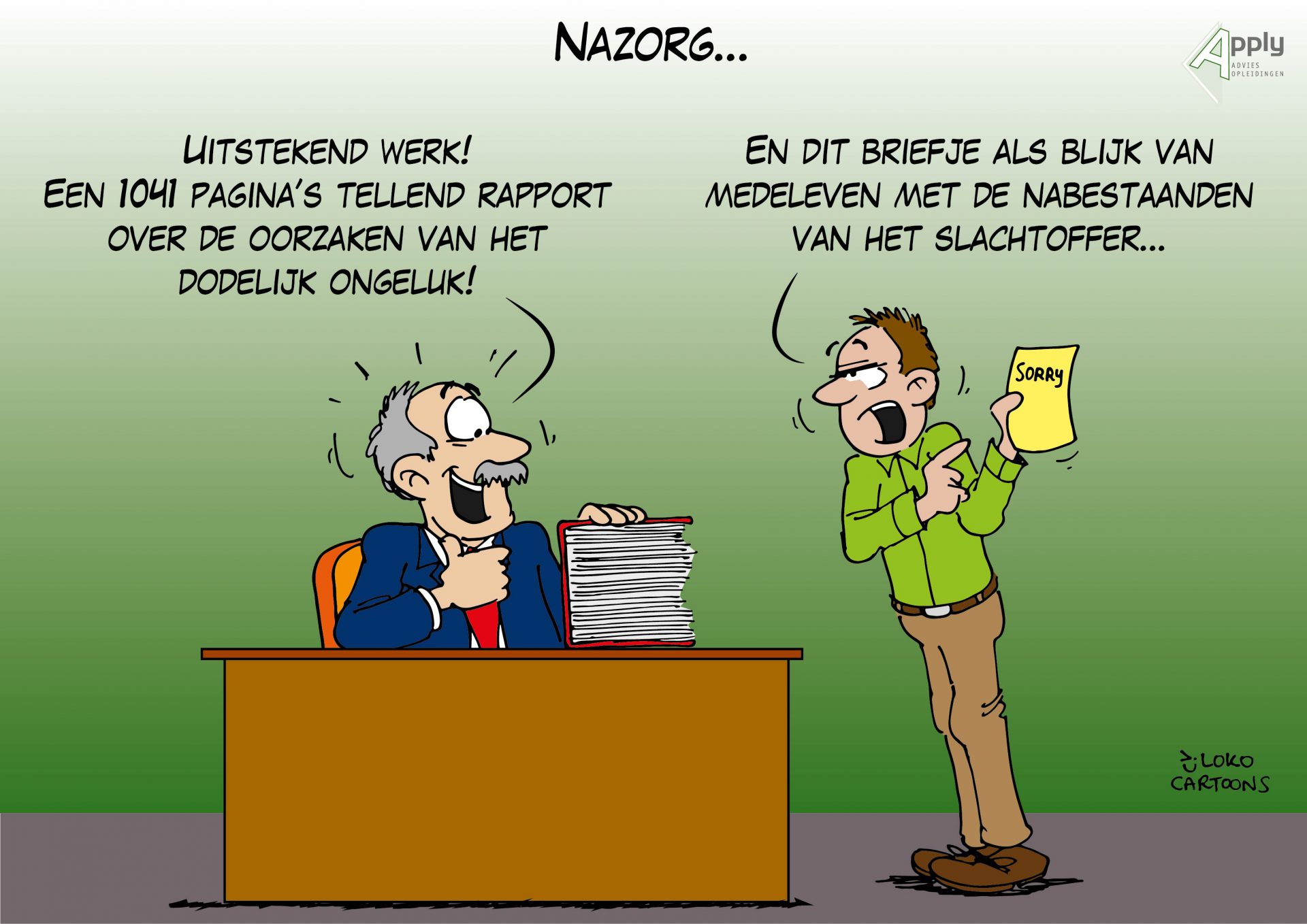 Apply Veiligheidsdag - Loko Cartoons